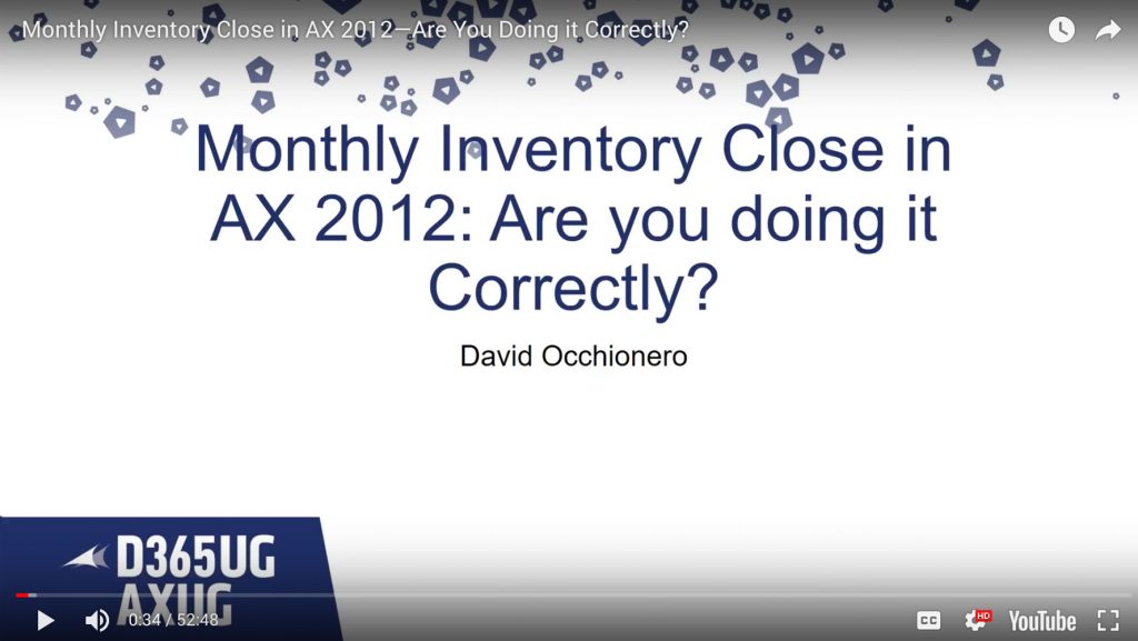 Video: Understanding the Inventory Value Report in AX 2012 | Logan ...