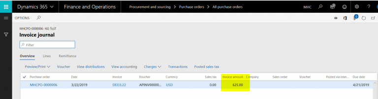 Inventory Revaluation in D365FO: Scenario with Costs
