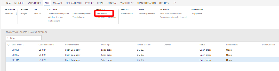Invoicing Project Sales Orders in Microsoft Dynamics 365 for Finance ...