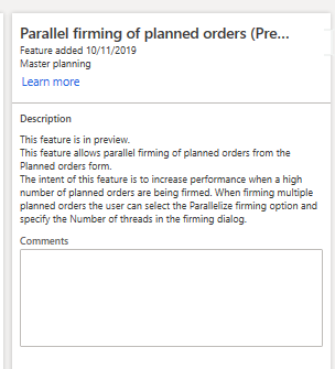 Dynamics 365 – Master Planning Release Notes - Logan Consulting