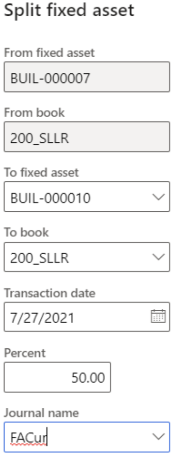 Utilizing the Split Fixed Asset Function in Microsoft Dynamics