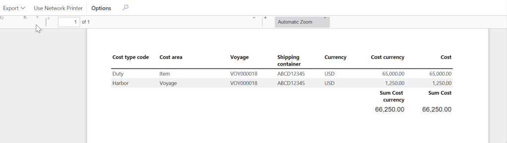 Landed Costs module - Reconciling Costs - Logan Consulting