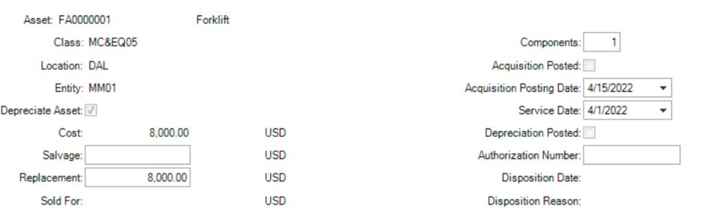 Creating Fixed Assets in QAD - Logan Consulting