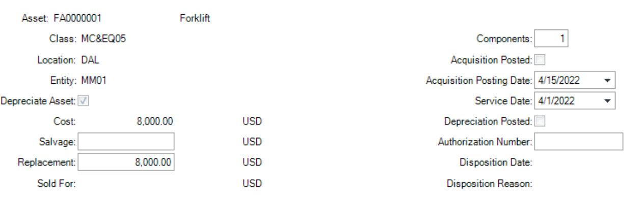 Creating Fixed Assets in QAD - Logan Consulting