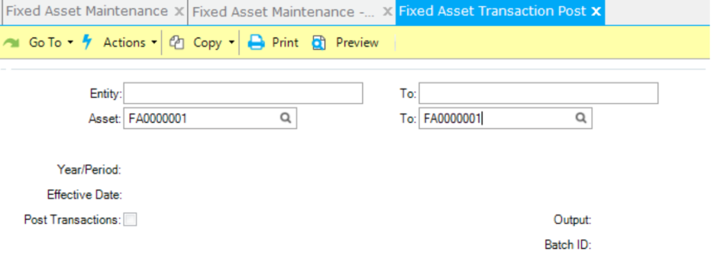 Creating Fixed Assets in QAD - Logan Consulting