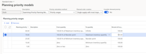 D365 Planning Optimization - Planning Priority - Logan Consulting