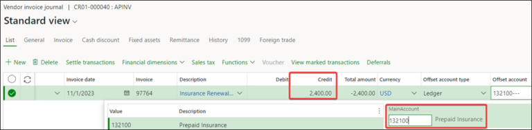 Perform Prepaid Expense Amortization through Subscription Billing in ...