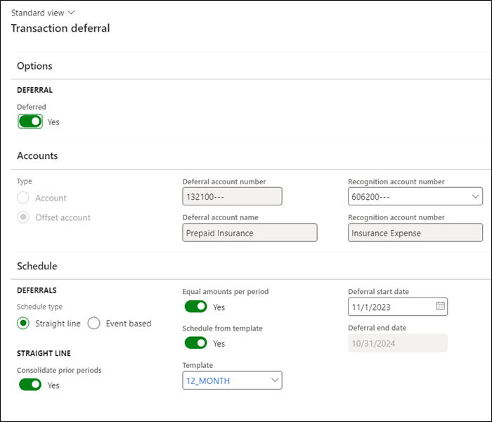 Perform Prepaid Expense Amortization through Subscription Billing in ...