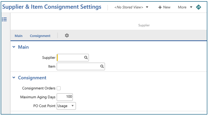 Supplier Consignment in AUX - Logan Consulting