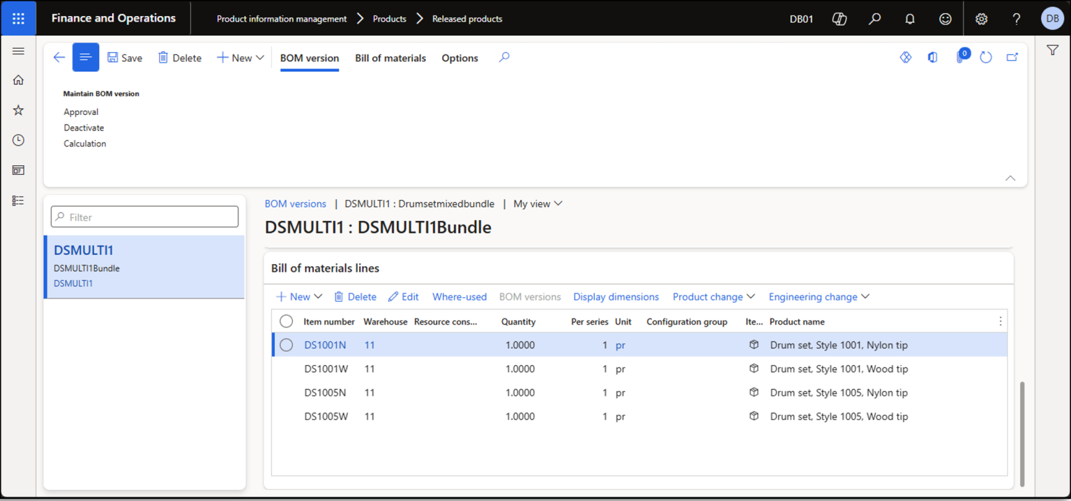 Product Bundles for Sales in Microsoft Dynamics 365 Finance
