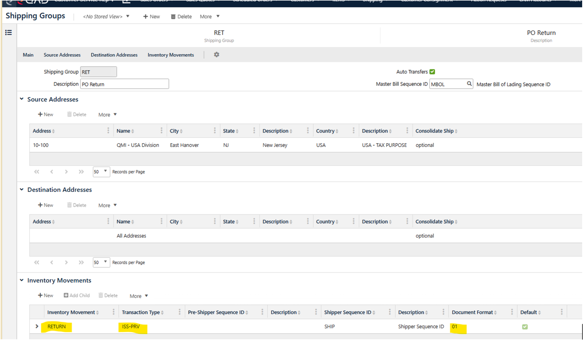 Return To Vendor Process in AUX - Logan Consulting