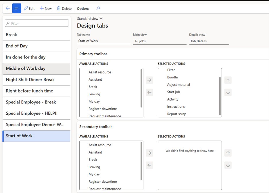 Production Floor Execution Interface in Microsoft D365 SCM
