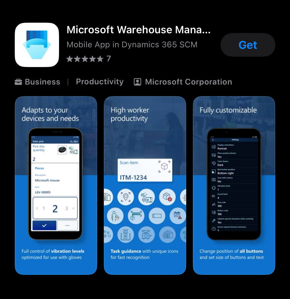 Configuring Mobile devices for Warehouse Work in D365